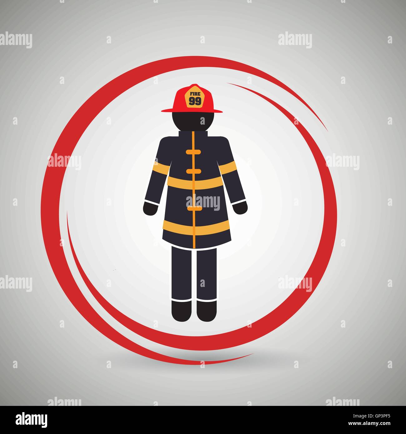 Firefighter suit mask Stock Vector Images - Alamy