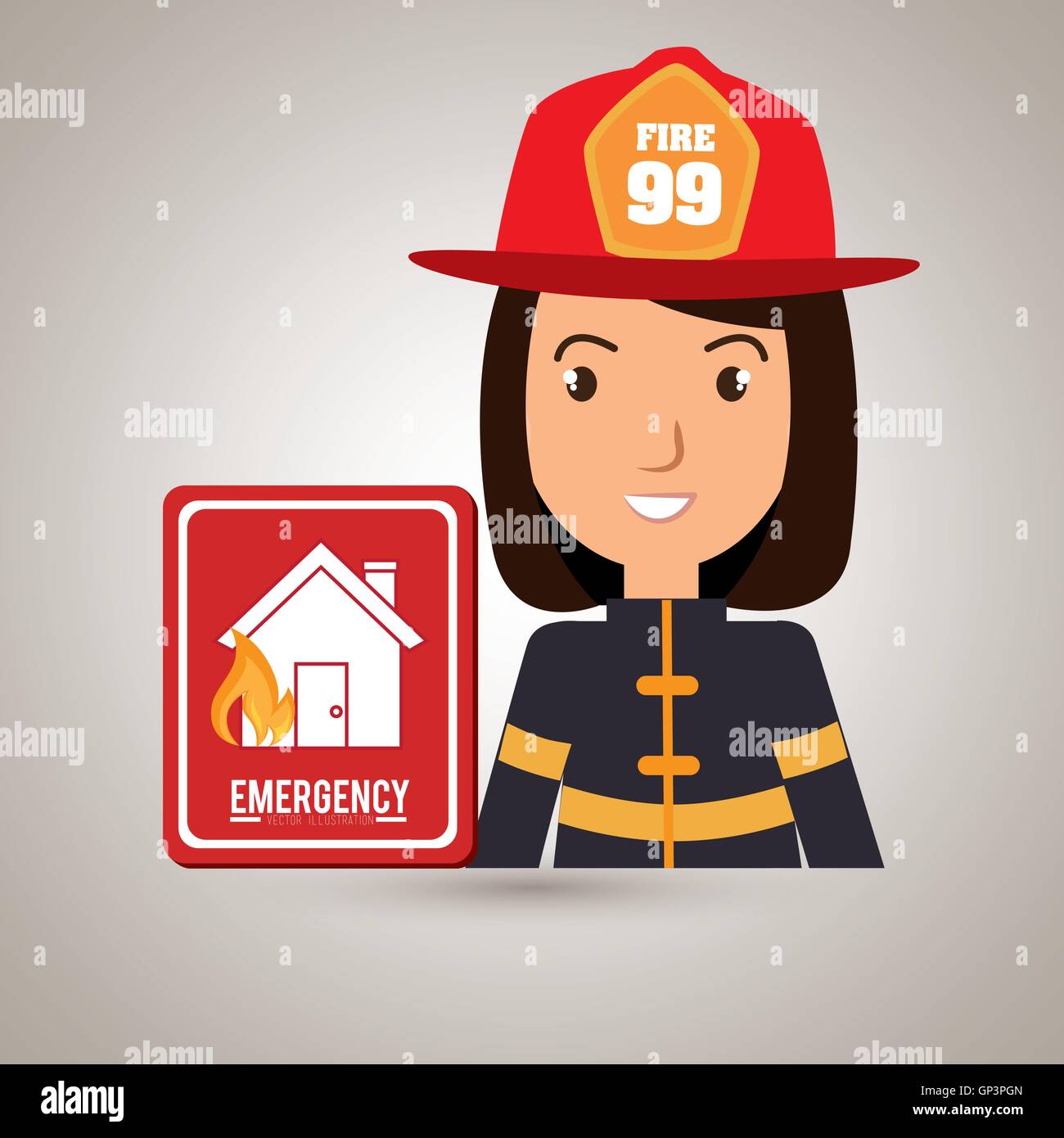 Fire inspector Stock Vector Images - Alamy
