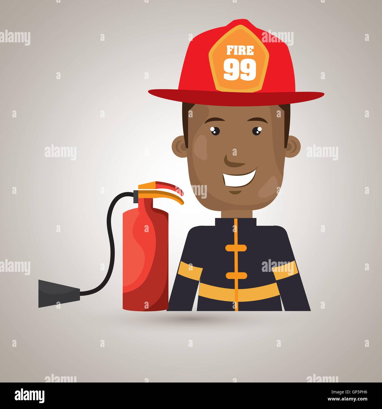 firefighter extinguisher protective Stock Vector Image & Art - Alamy