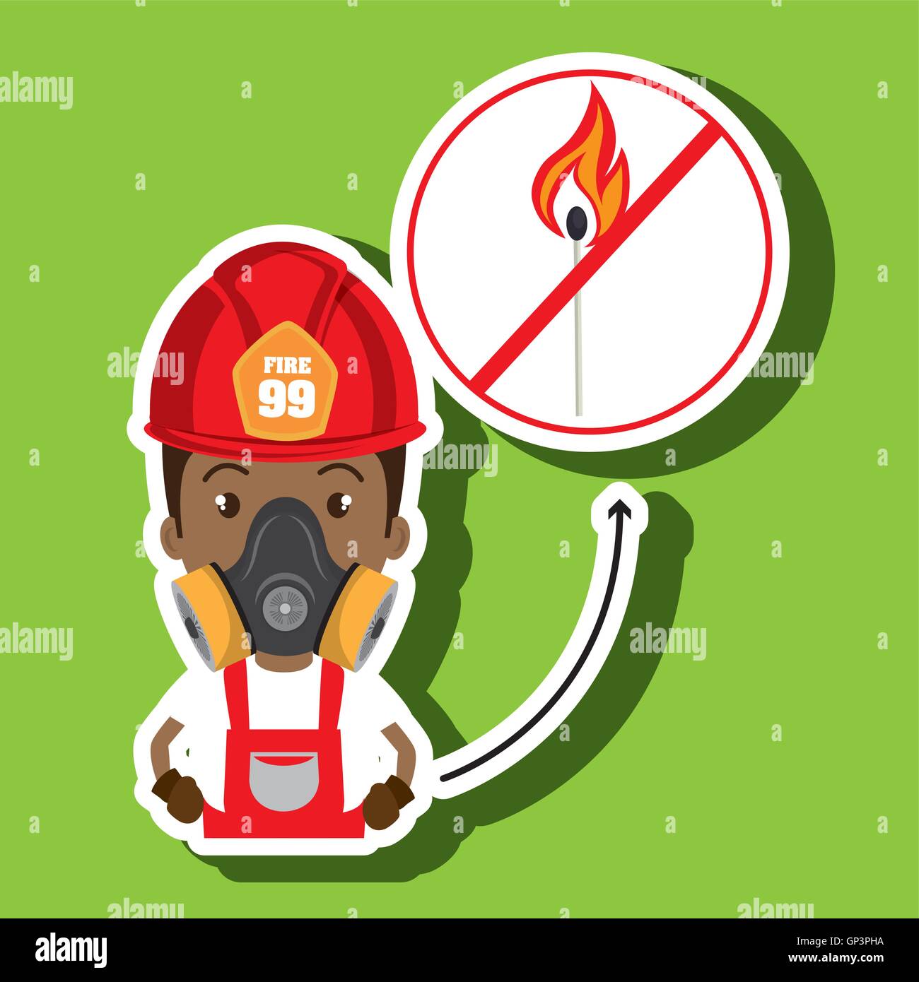 man fire helmet mask Stock Vector Image & Art - Alamy