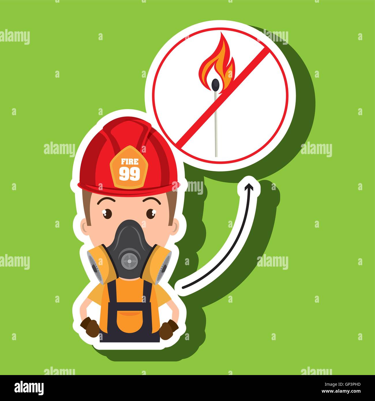 man fire helmet mask Stock Vector Image & Art - Alamy