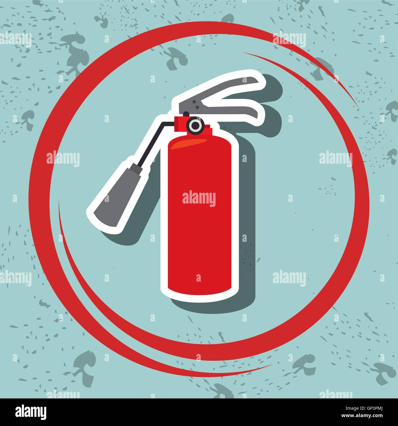 Fire extinguisher cylinder Stock Vector Images - Alamy