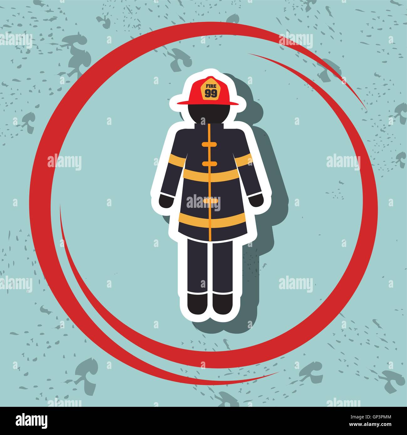 Firefighter suit mask Stock Vector Images - Alamy