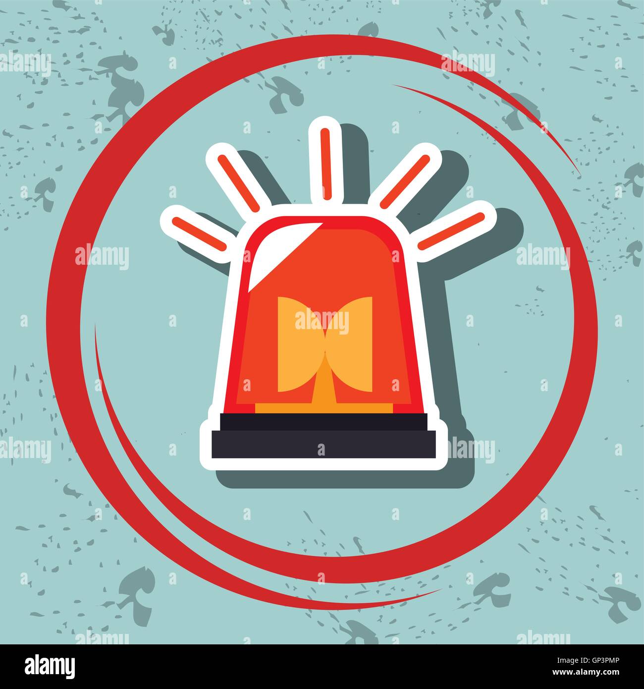 Warning Siren Stock Vector Images - Alamy