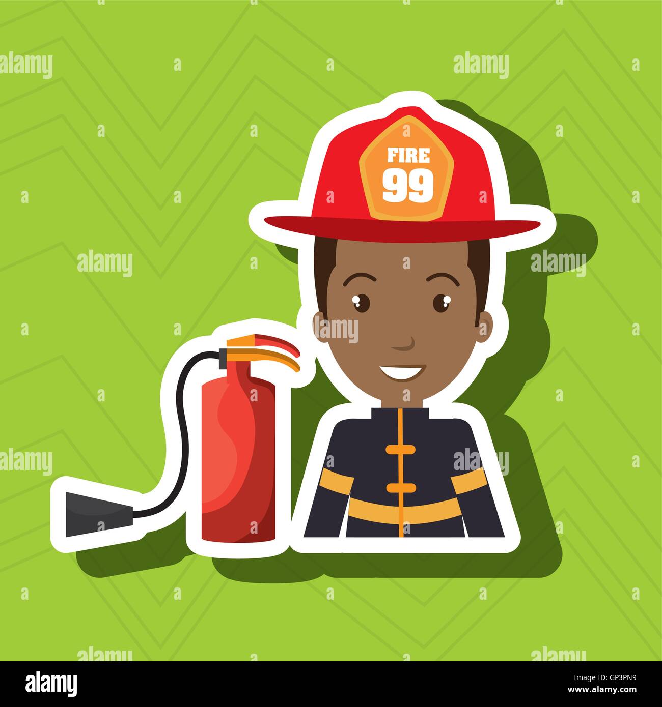 firefighter extinguisher protective Stock Vector Image & Art - Alamy