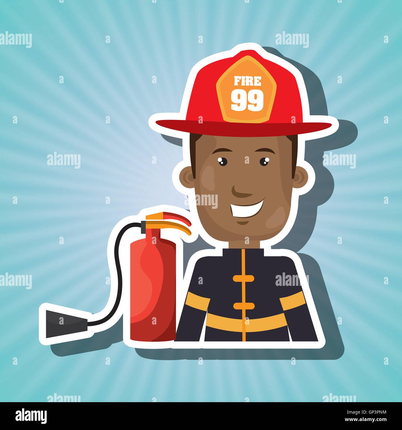 firefighter extinguisher protective Stock Vector Image & Art - Alamy