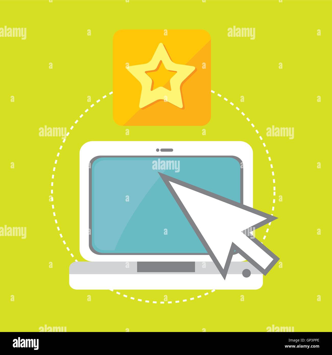 laptop arrow app icon Stock Vector Image & Art - Alamy