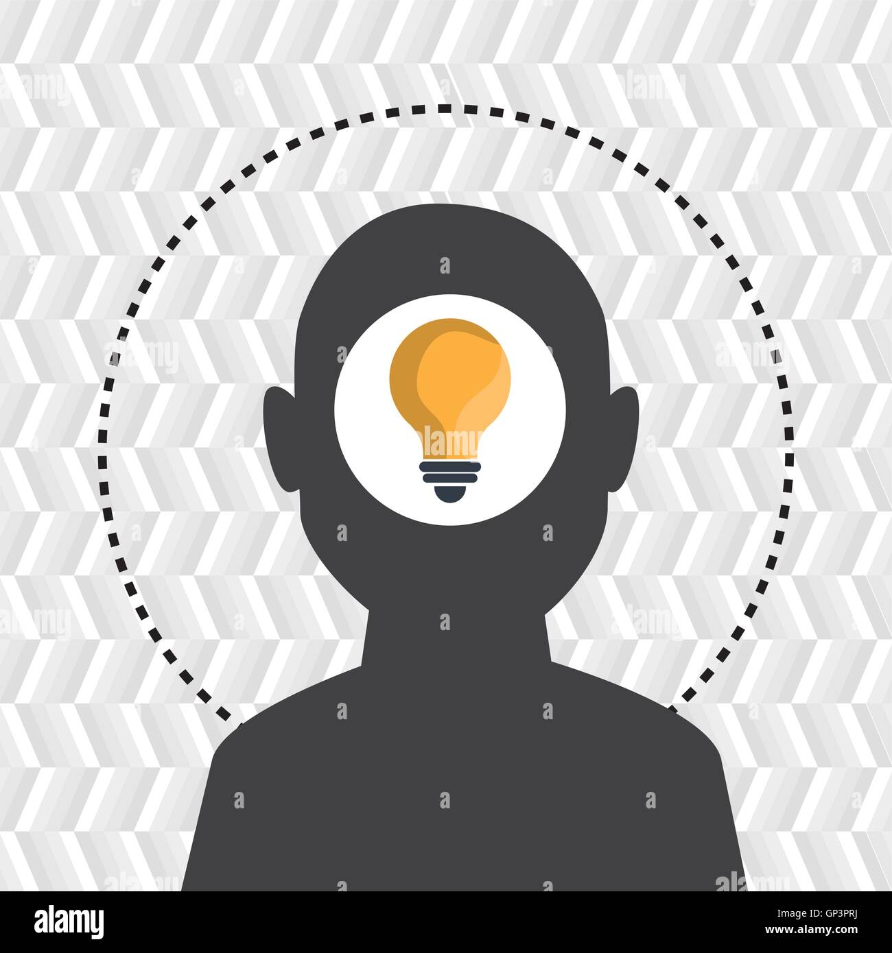 silhouette idea bulb icon Stock Vector Image & Art - Alamy