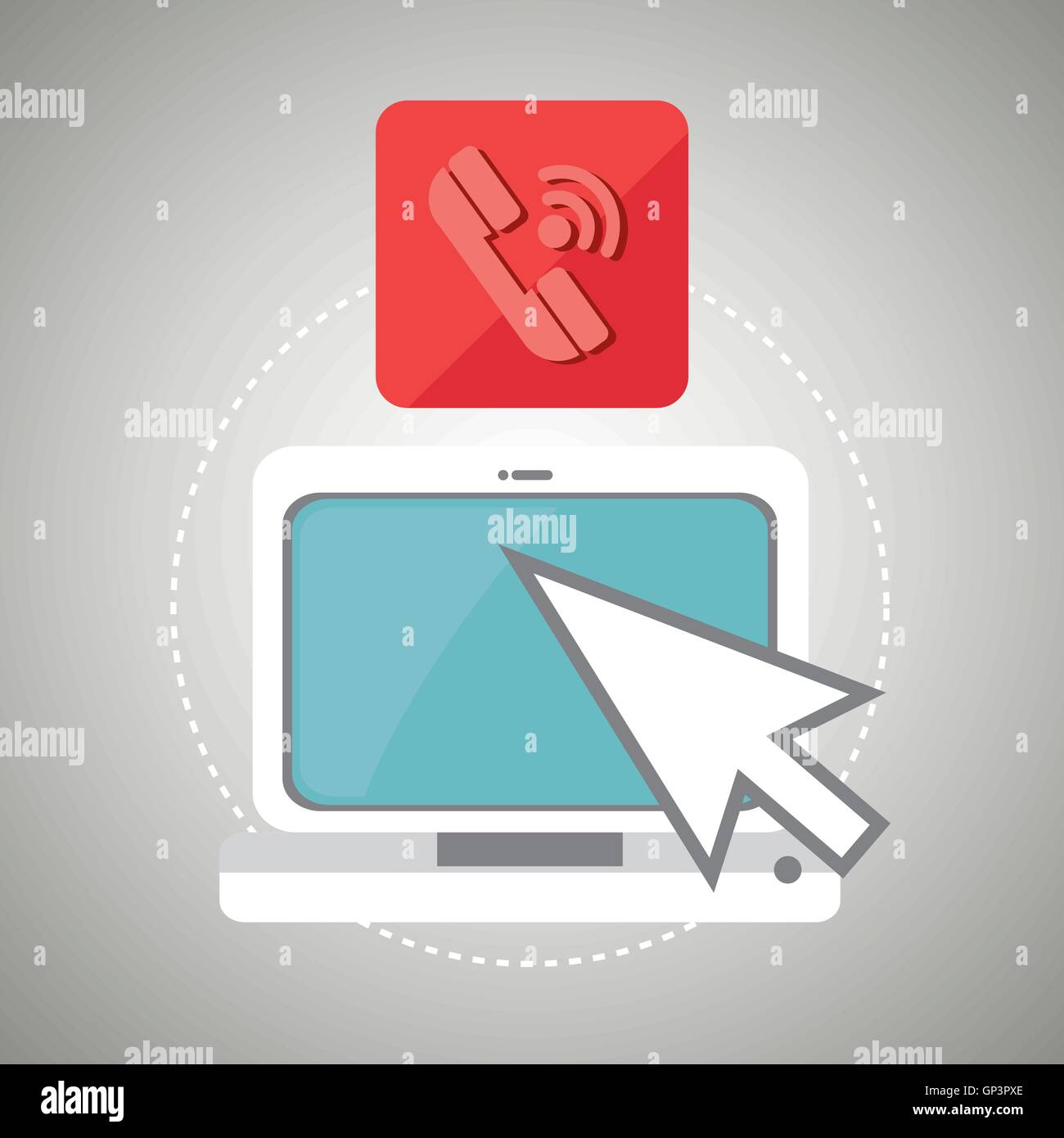 laptop arrow app icon Stock Vector Image & Art - Alamy