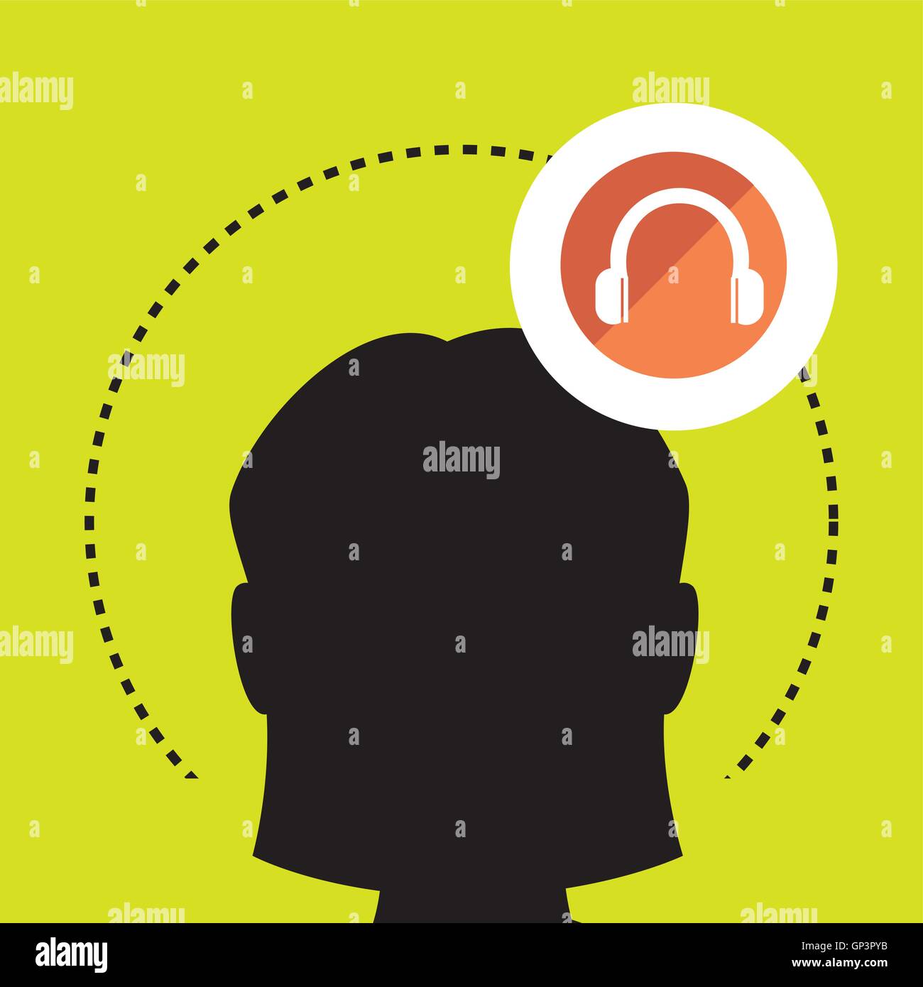 silhouette cover ears icon Stock Vector Image & Art - Alamy