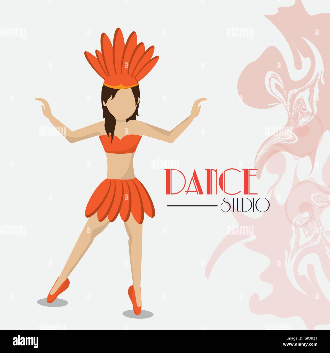 Dance studio avatar dancer design Stock Vector Image & Art - Alamy