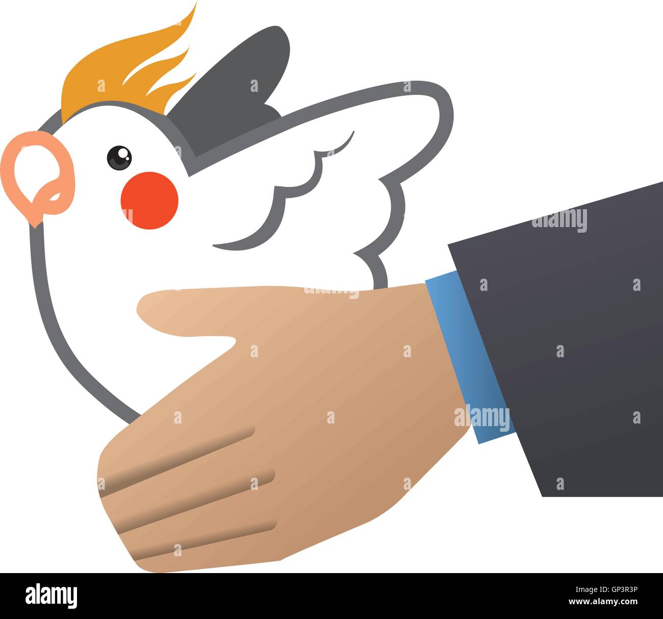 Symbolic dove logo hi-res stock photography and images - Alamy