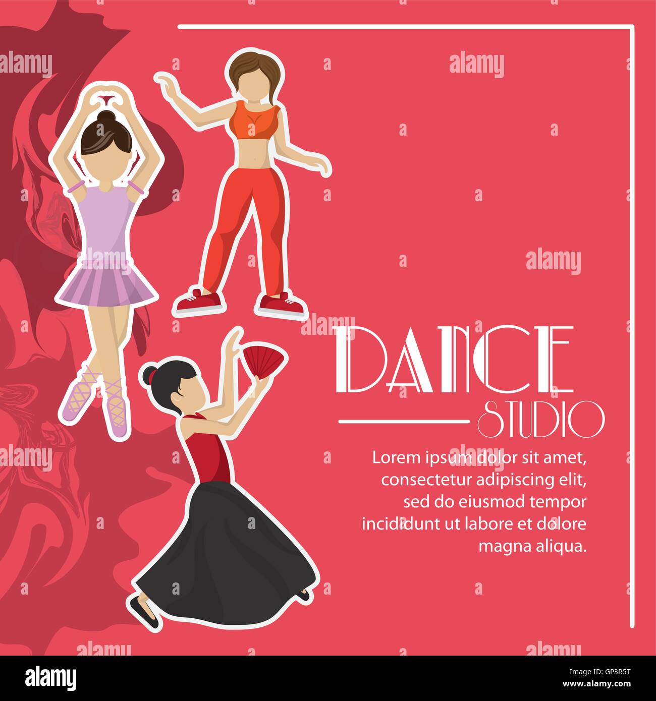 Dance studio avatar dancer design Stock Vector Image & Art - Alamy