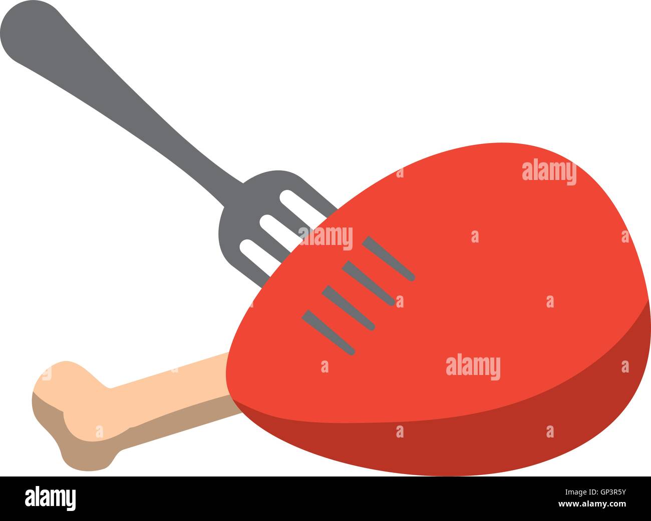 healthy and organic food fork design Stock Vector Image & Art - Alamy