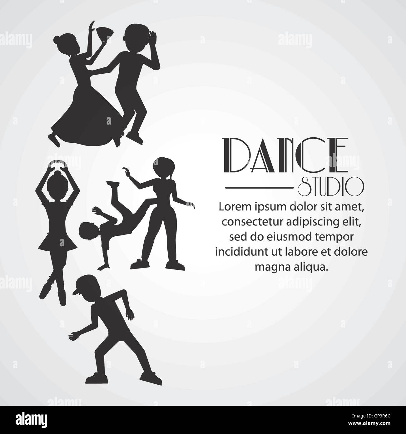 Dance studio avatar dancer design Stock Vector Image & Art - Alamy