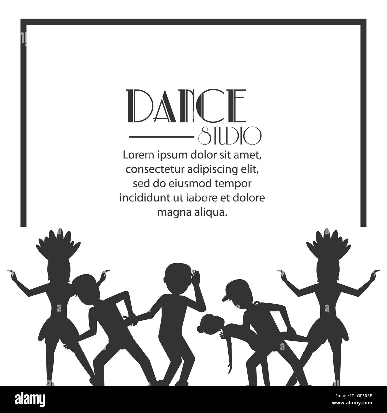 Dance studio avatar dancer design Stock Vector Image & Art - Alamy