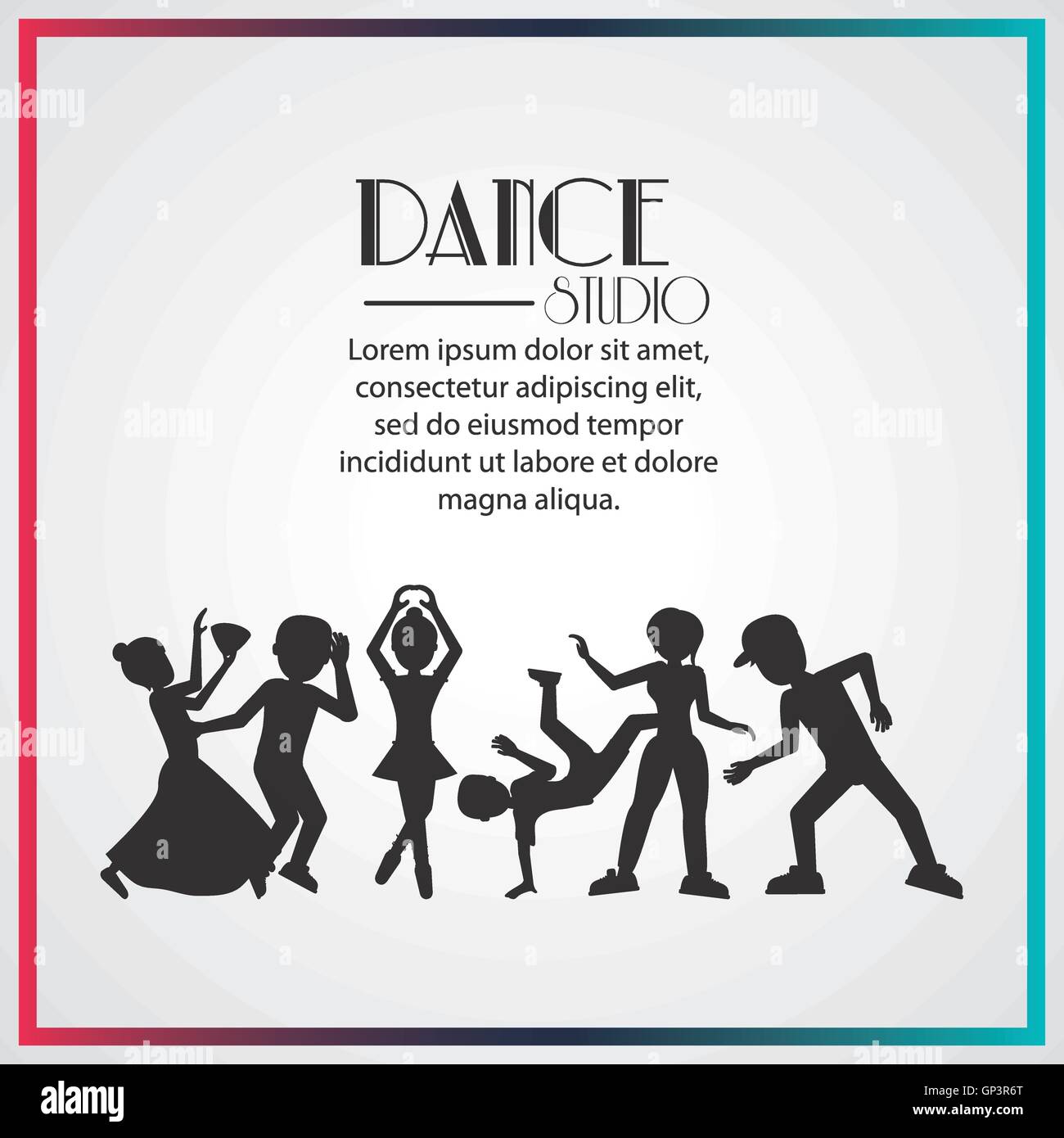 Dance studio avatar dancer design Stock Vector Image & Art - Alamy