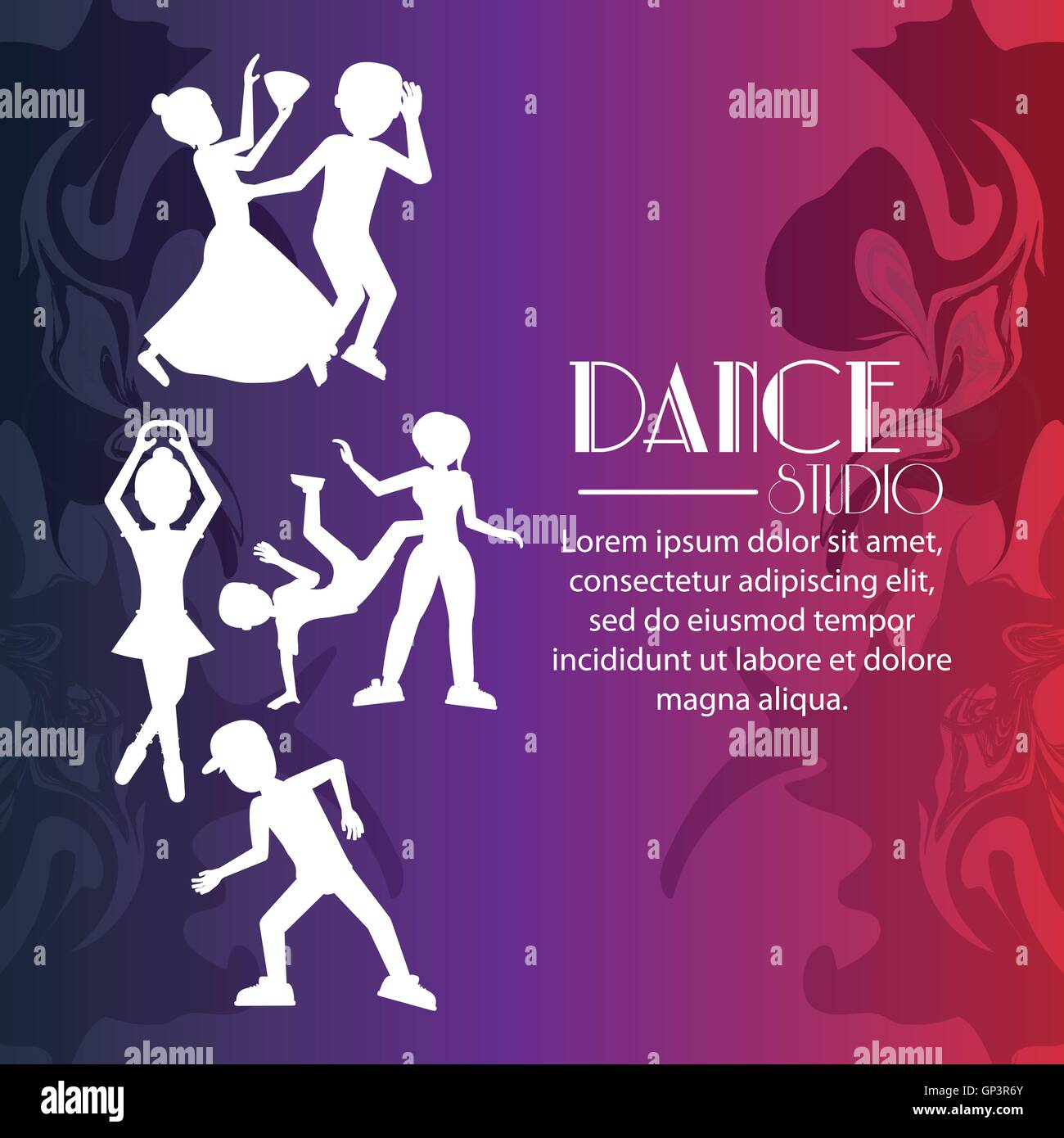 Dance studio avatar dancer design Stock Vector Image & Art - Alamy