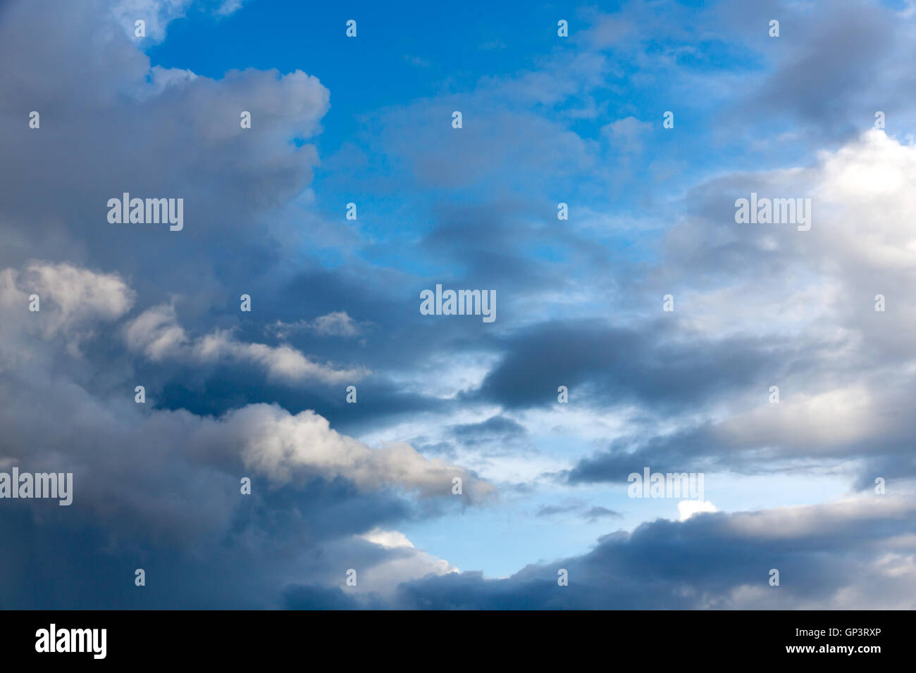 perfect blue sky on a rainy season. beautiful in nature Stock Photo - Alamy