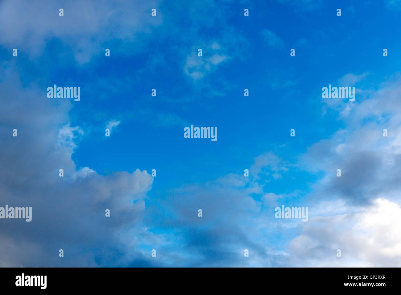 perfect blue sky on a rainy season. beautiful in nature Stock Photo - Alamy
