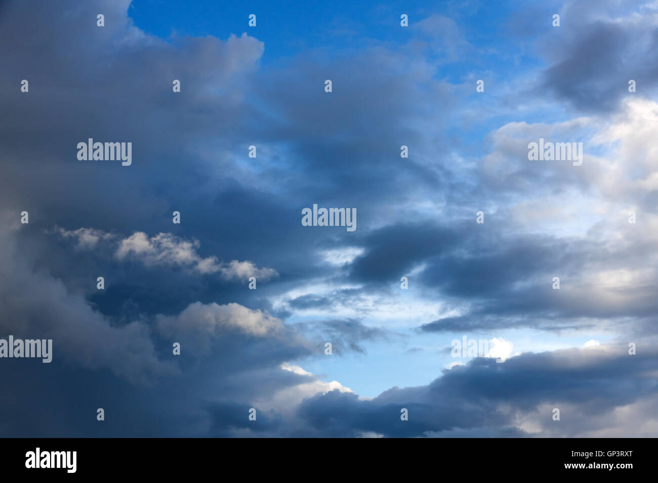perfect blue sky on a rainy season. beautiful in nature Stock Photo - Alamy