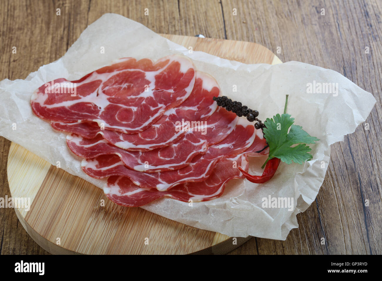 Coppa stagionata hi-res stock photography and images - Alamy