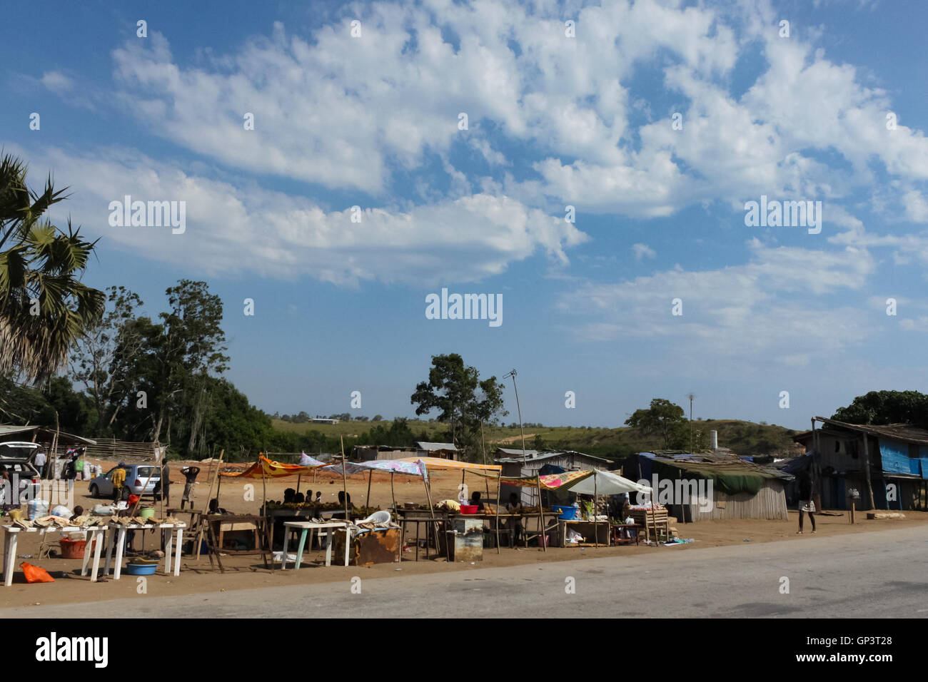 Street market at Luanda, Angola Stock Photo - Alamy