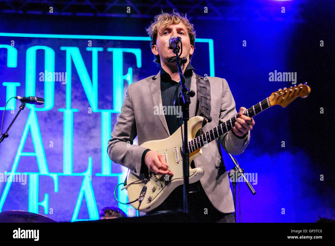 Belfast, Northern Ireland. 07 Aug 2016 - Conor McCaffrey. lead singer ...