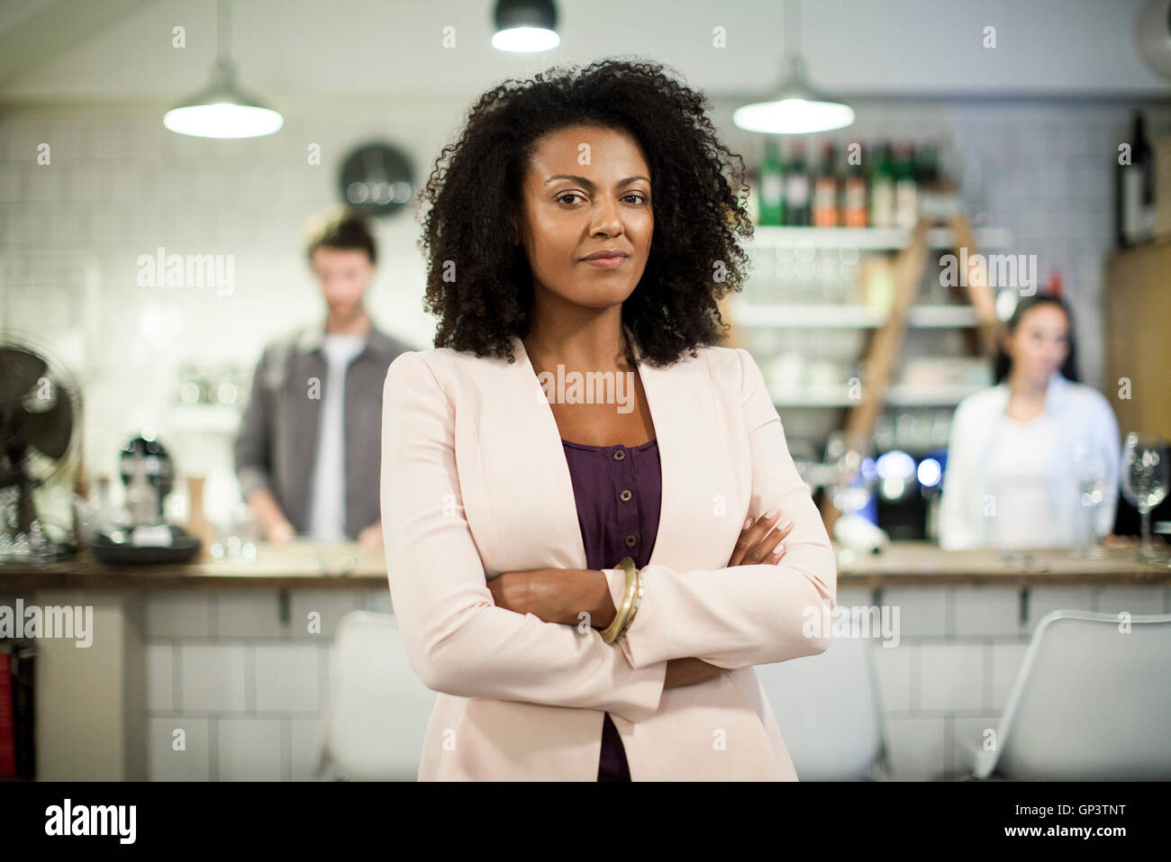 Restaurant owner, portrait Stock Photo - Alamy