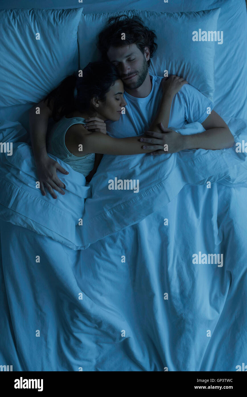 Couple lying on backs in hi-res stock photography and images - Alamy