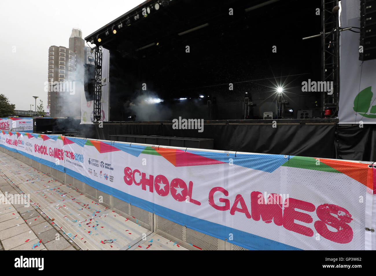 Spectator Zone activities in Shirley Pearce Square on day two of the ...