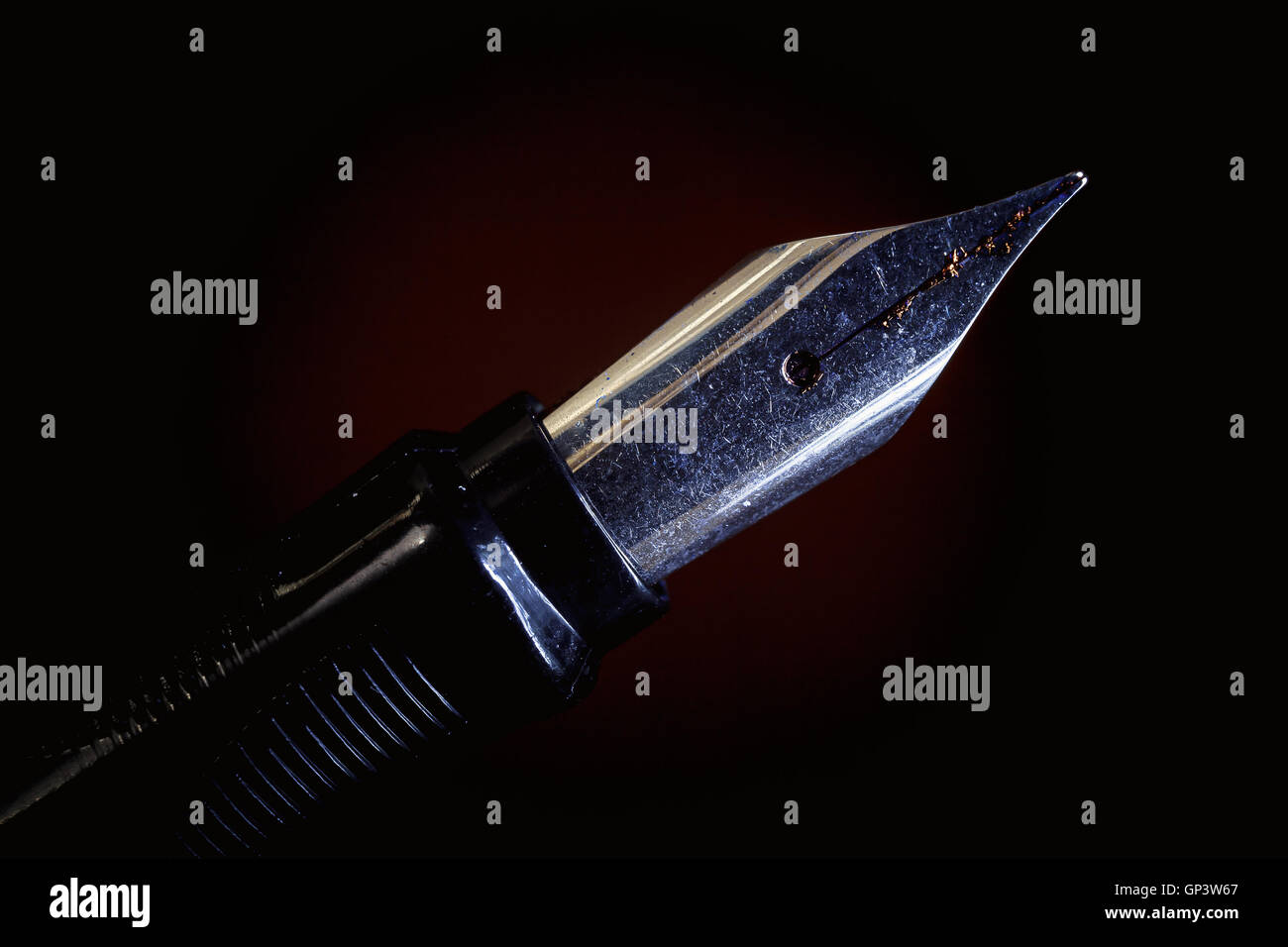 Details old pen macro view hi-res stock photography and images - Alamy