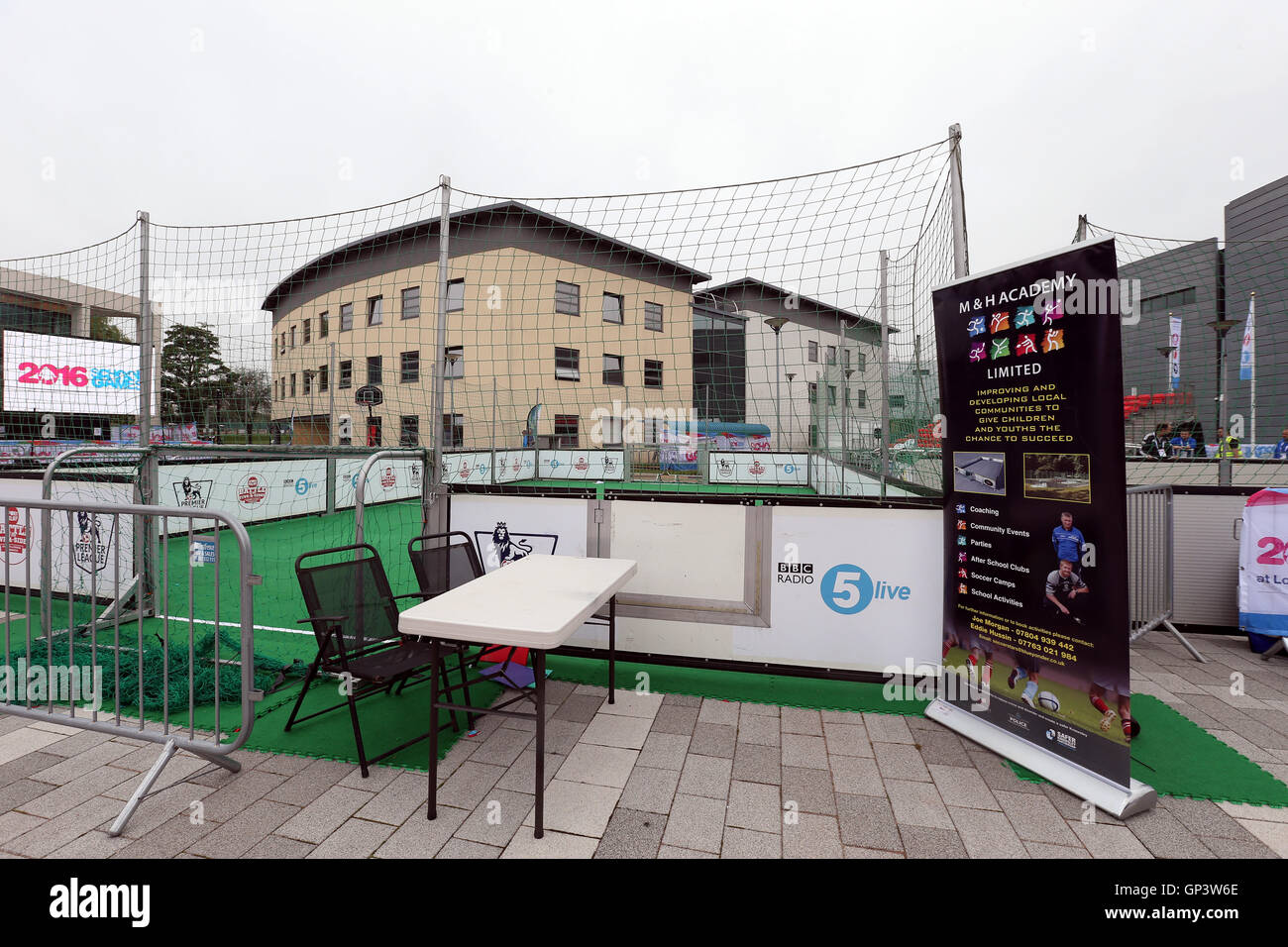 Spectator Zone activities in Shirley Pearce Square on day two of the ...