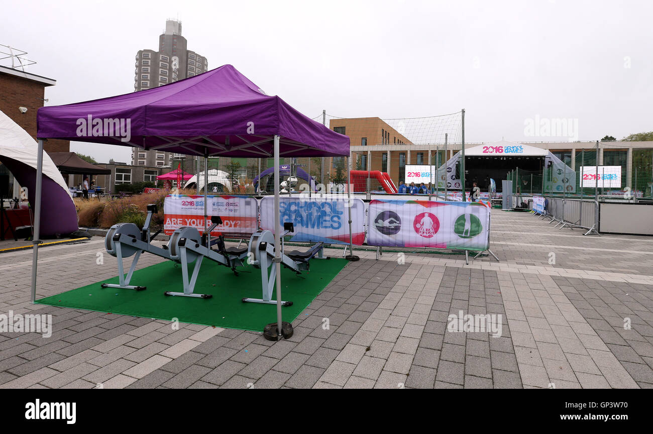 Spectator Zone activities in Shirley Pearce Square on day two of the ...