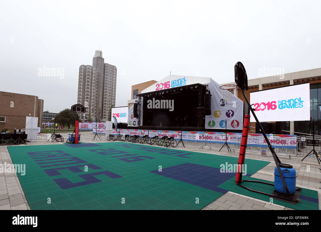 Spectator Zone activities in Shirley Pearce Square on day two of the ...