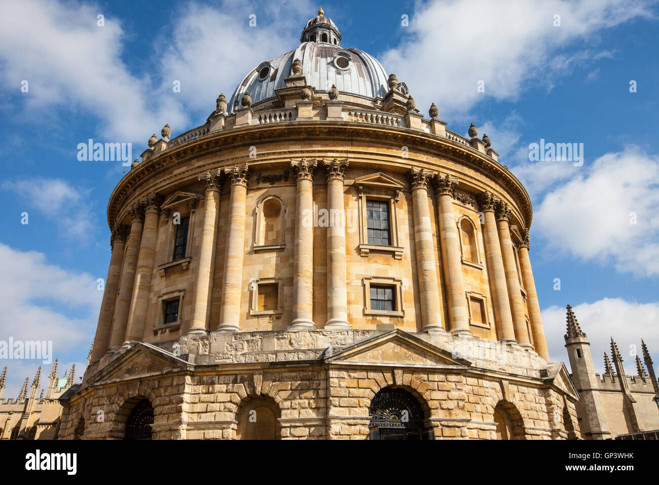 A view of the magnificent architecture of Radcliffe Camera designed by ...