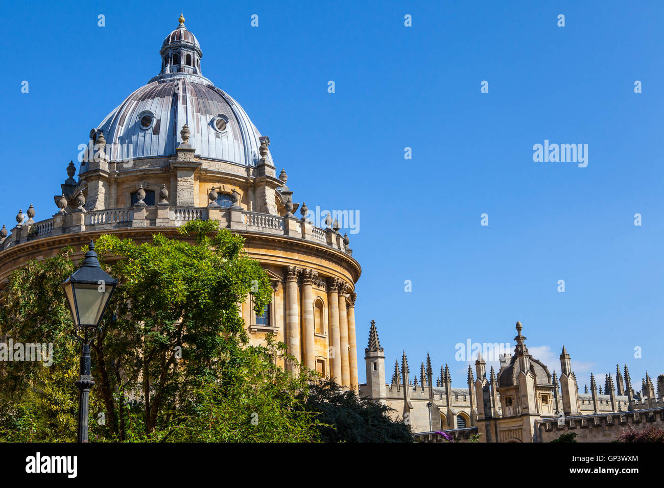 A view of the magnificent architecture of Radcliffe Camera designed by ...