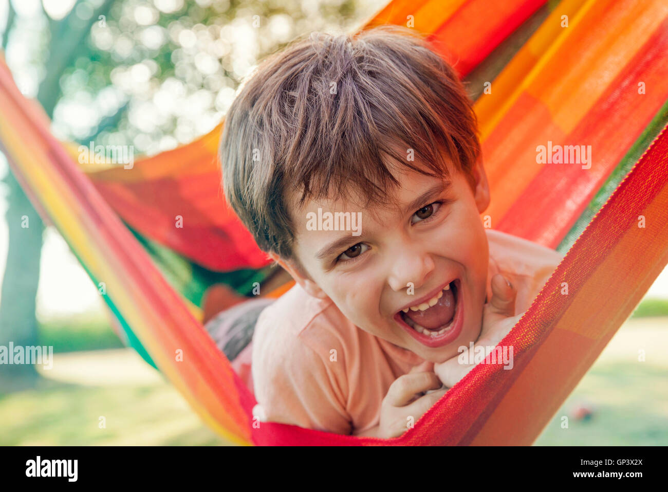 Hammock kids hi-res stock photography and images - Alamy