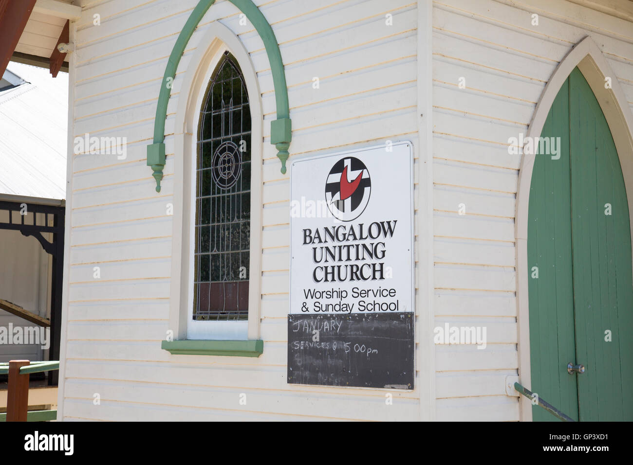 Bangalow Uniting Church building in this village in northern new south ...
