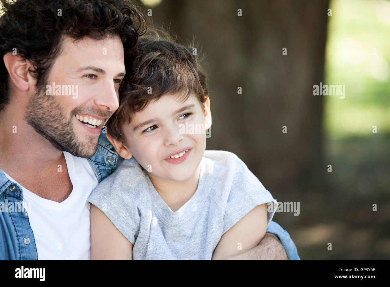 Father and son, portrait Stock Photo - Alamy