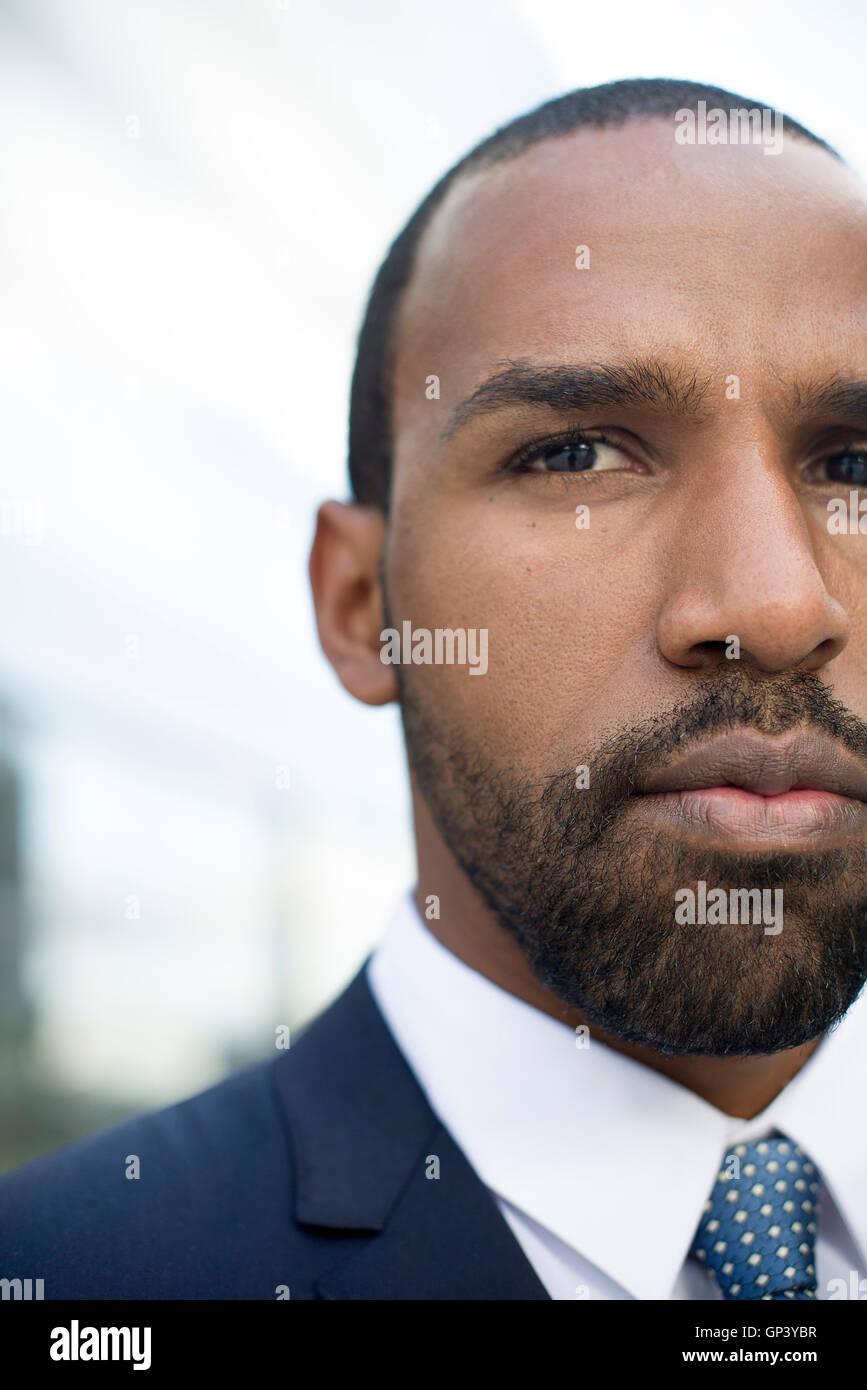 Serious businessman, portrait Stock Photo - Alamy