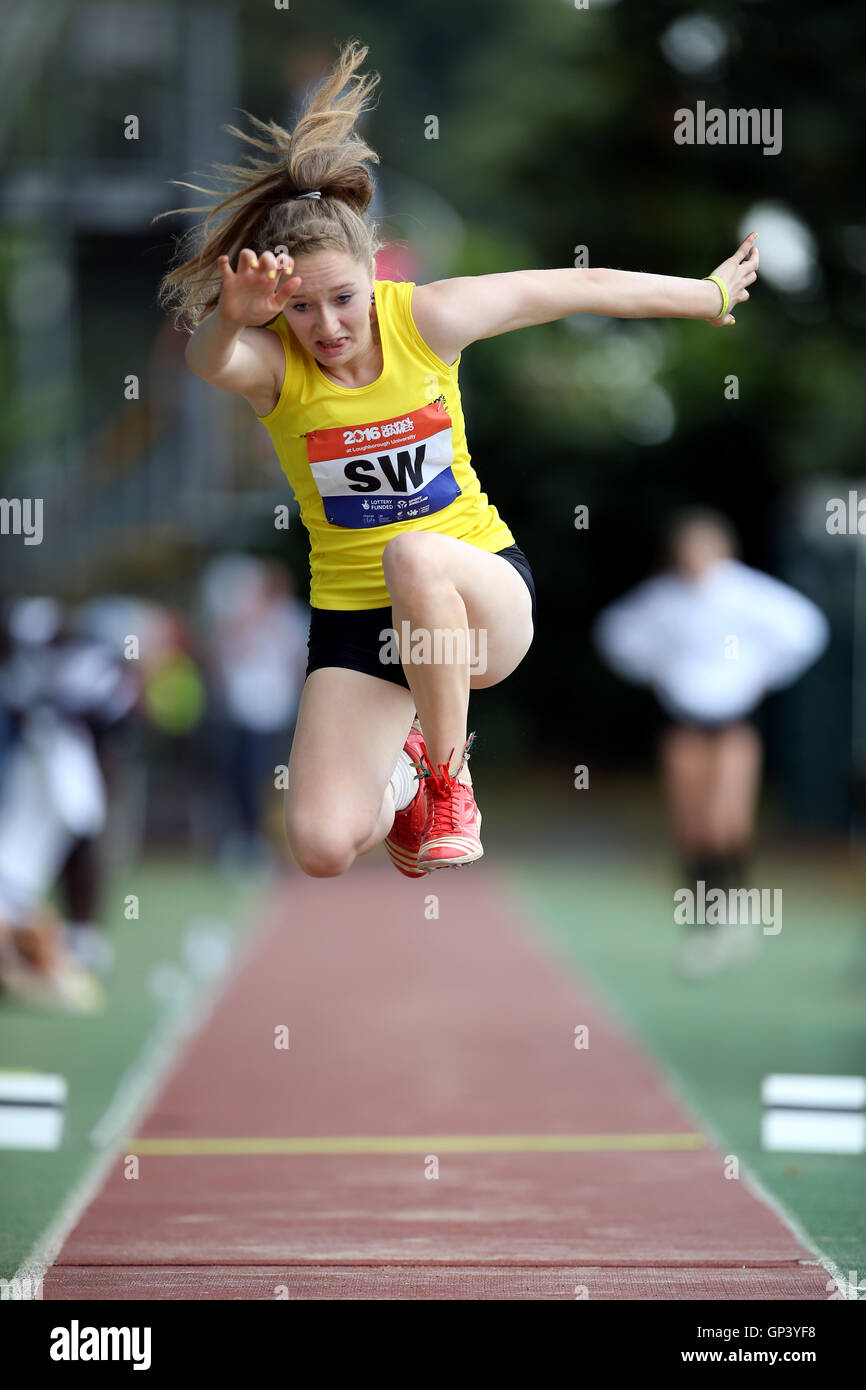 Girls triple jump hi-res stock photography and images - Alamy