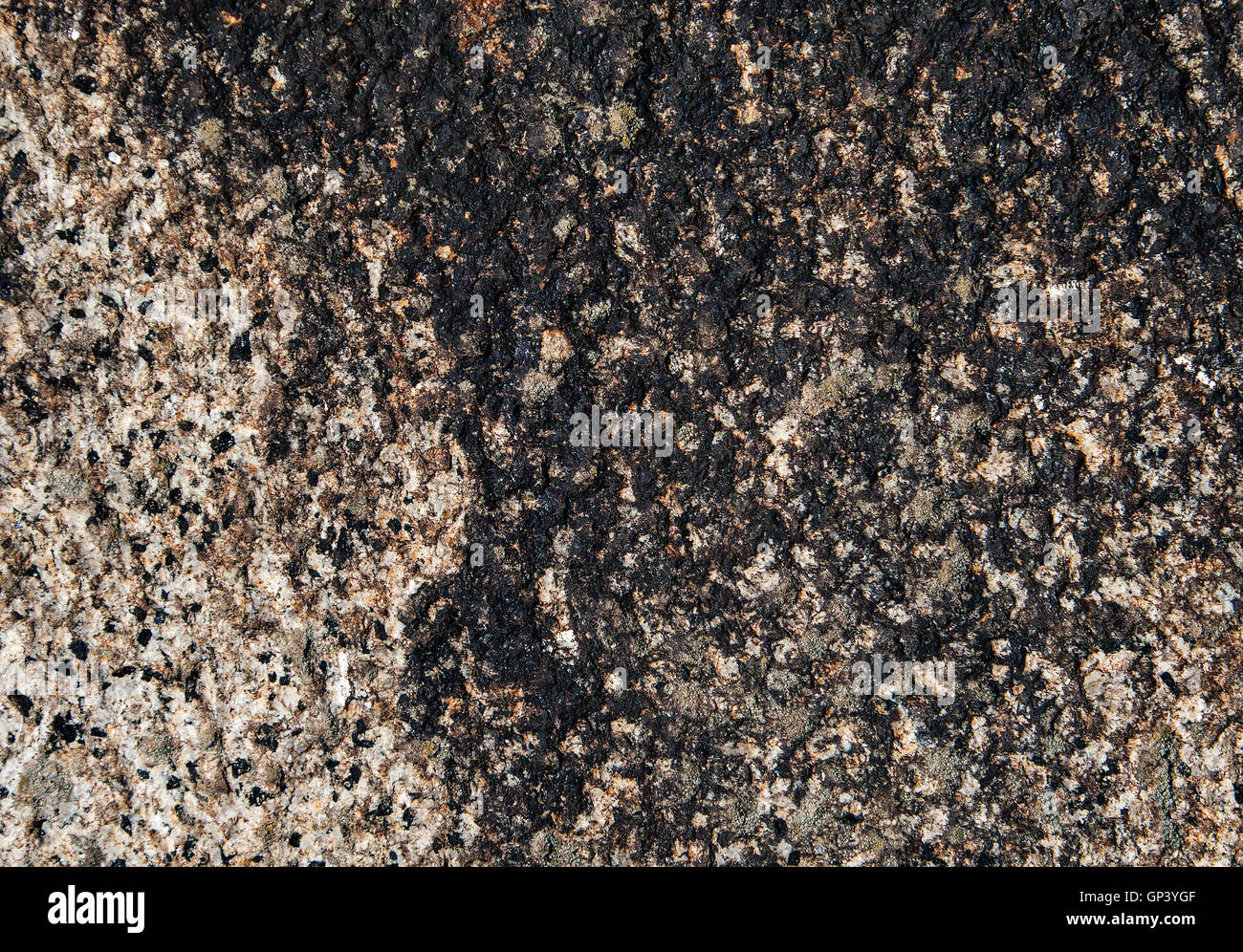 Close-up of an old granite stone pattern with black colorization Stock ...