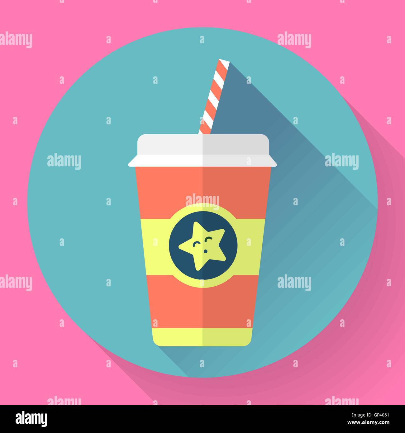 Straw holder Stock Vector Images - Alamy