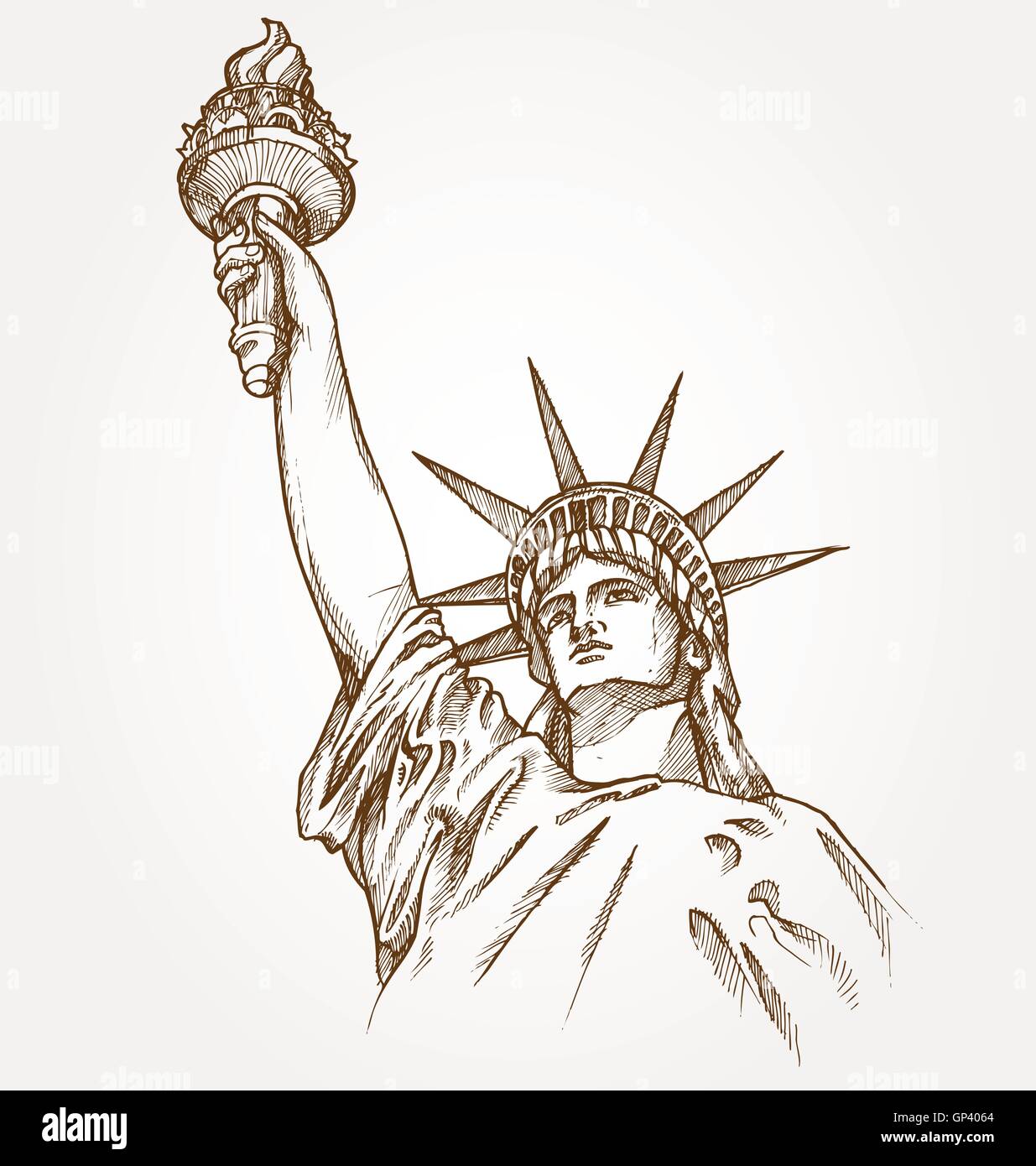 Hand and flame statue Stock Vector Images - Alamy