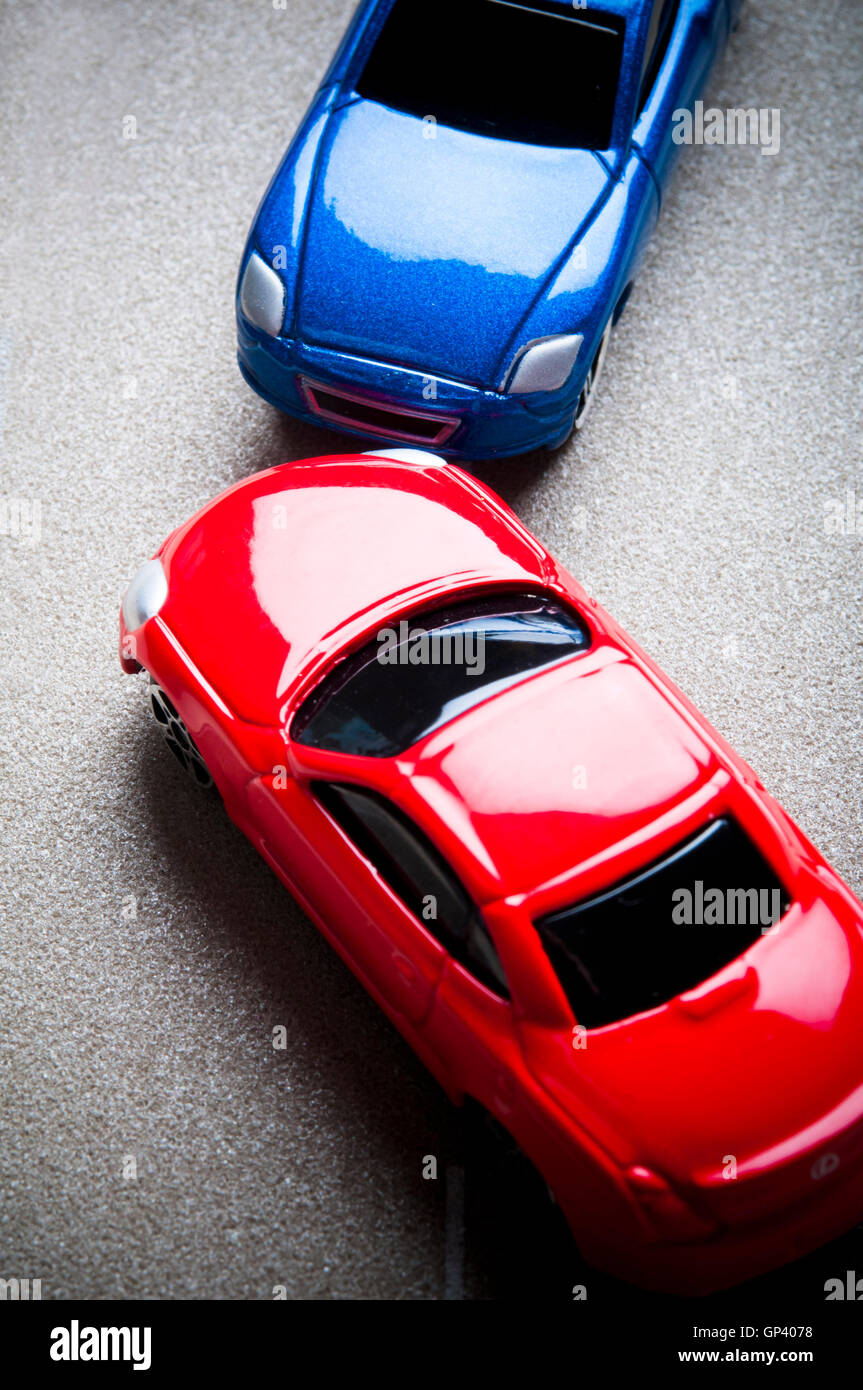 Toy car crash hi-res stock photography and images - Alamy