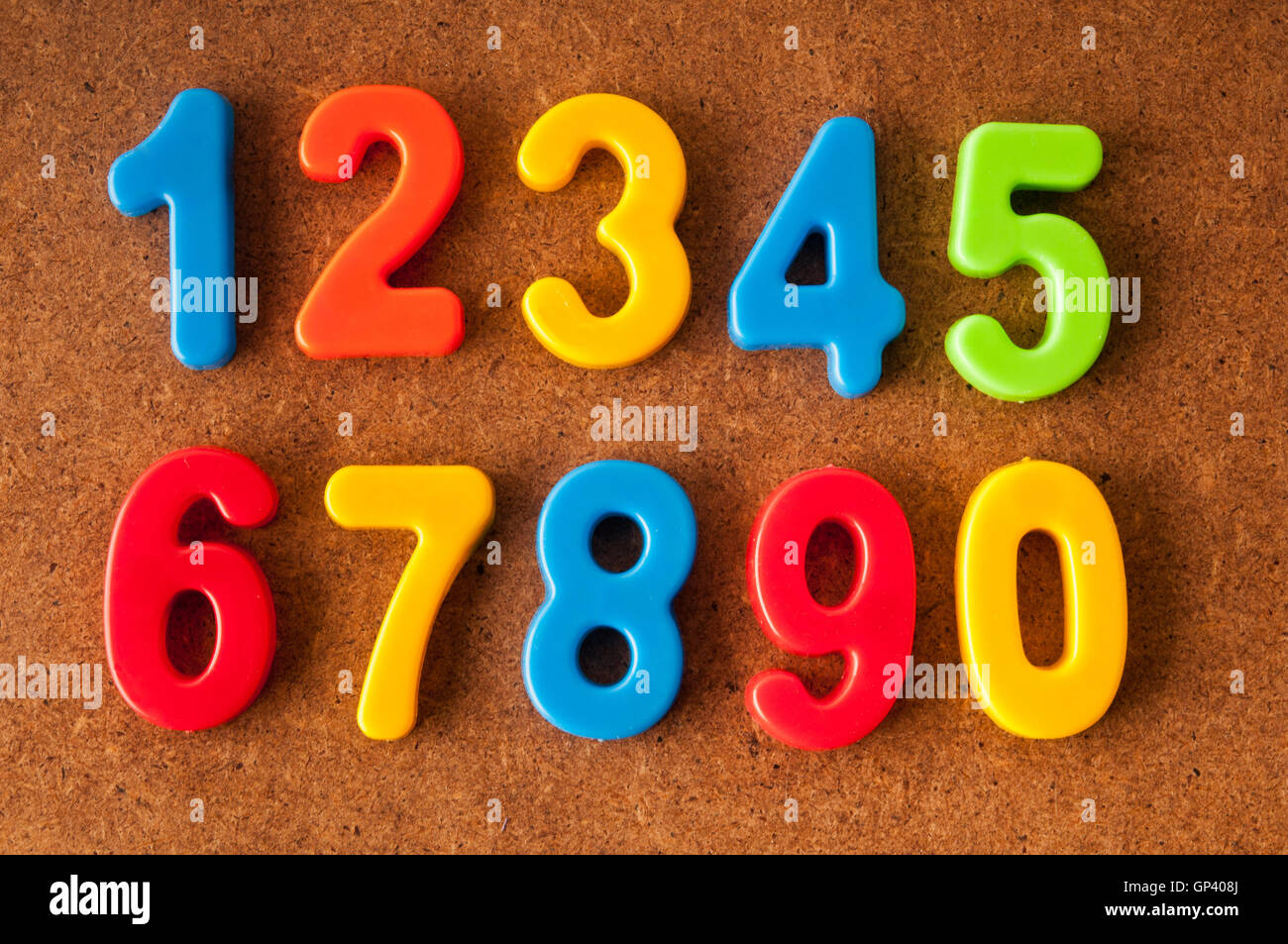 Colourful numbers hi-res stock photography and images - Alamy