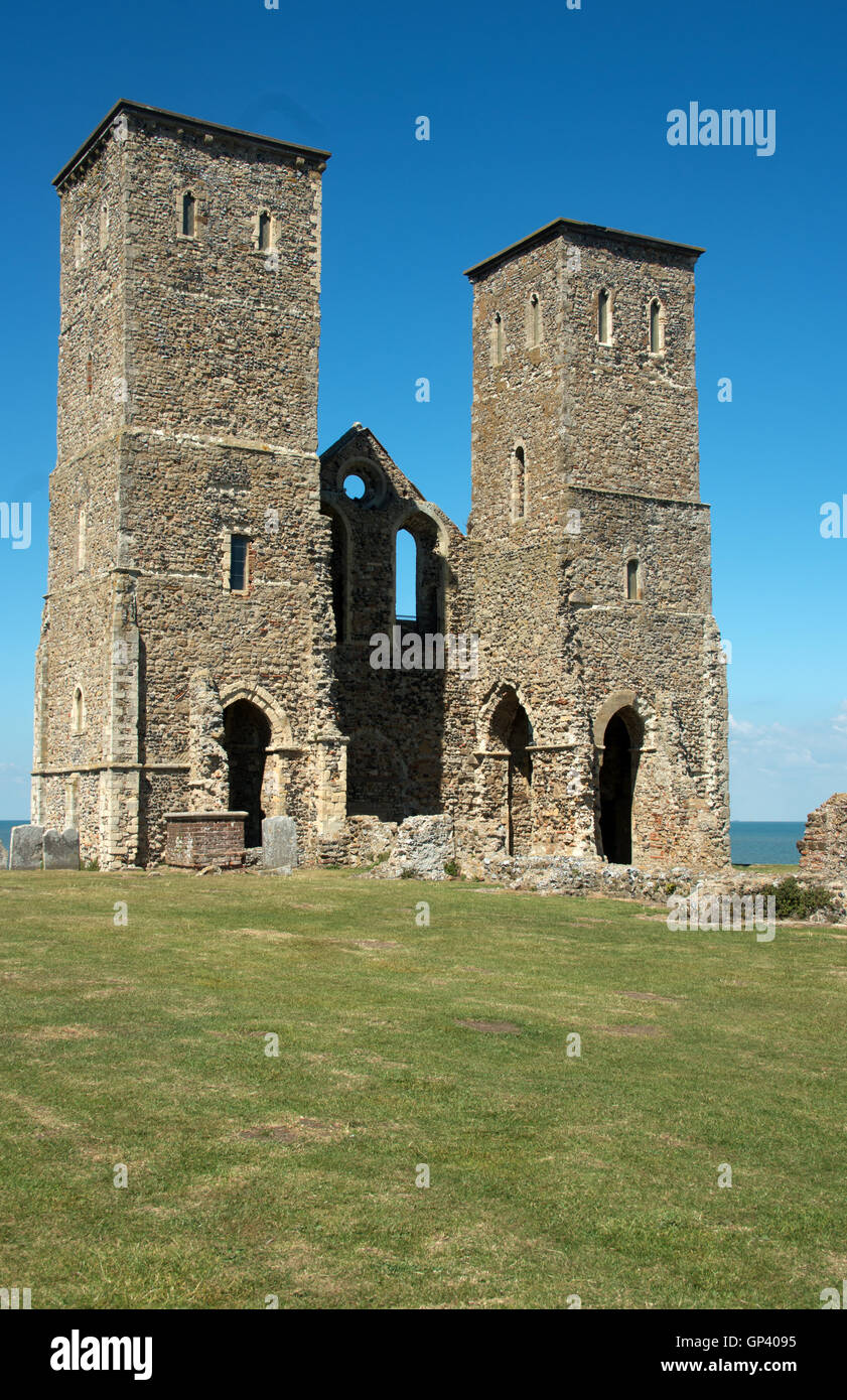 Reculver Tower, Kent, England Stock Photo - Alamy