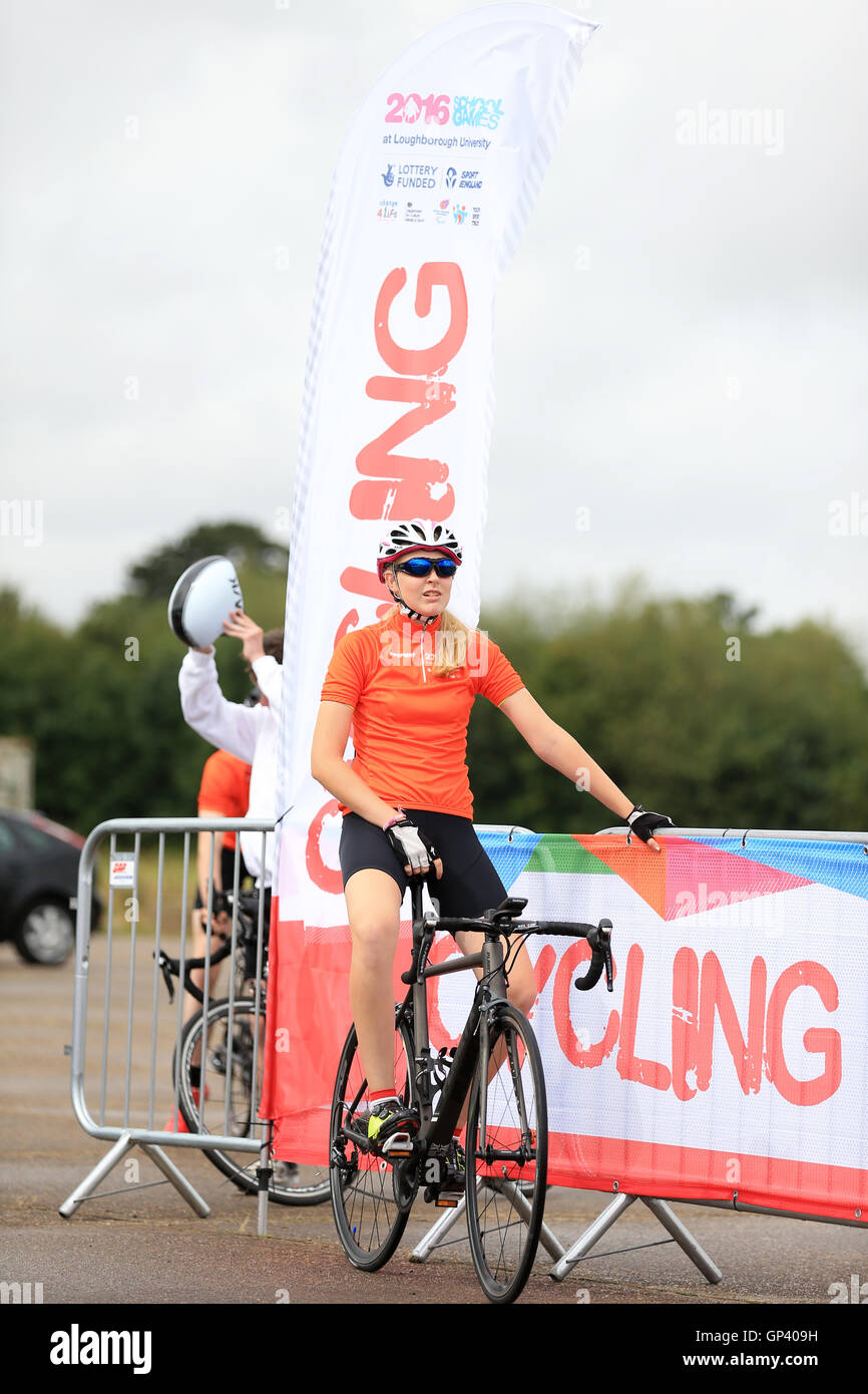 Lauren Booth during the Individual Para Time Trial road cycling on day ...