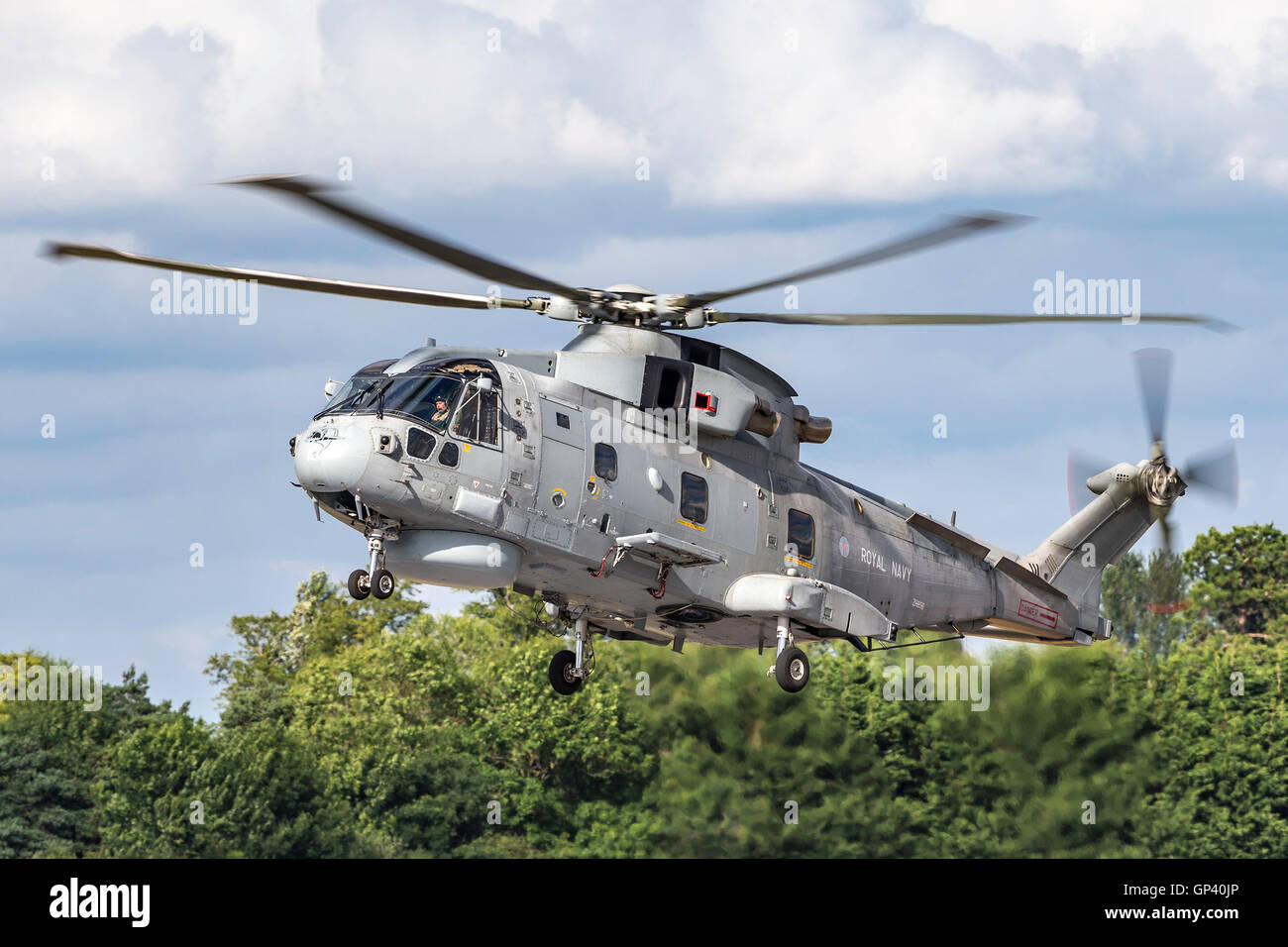 Royal Navy EH Industries (AgustaWestland) EH-101 Merlin medium lift ...